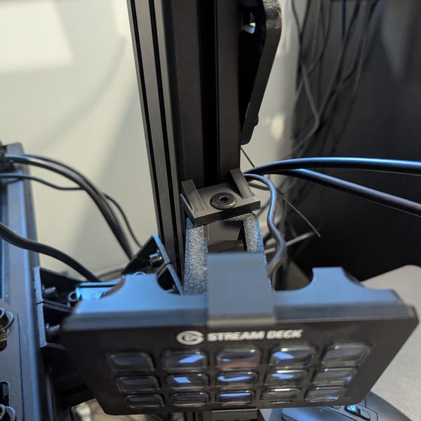 Streamdeck Mk2 Mount for Thrustmaster T818 - Left Mount for Stream Deck ...