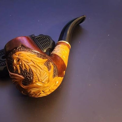 New Wooden Pipe, Tobacco Pipe, Collection Smoking Pipes. HANDCRAFTED ...