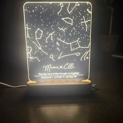 Custom Night Light Personalized Night Light Custom Name Night Light ...