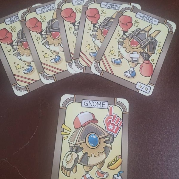 5 Gnome Soldier Tokens for Magic the Gathering - Etsy