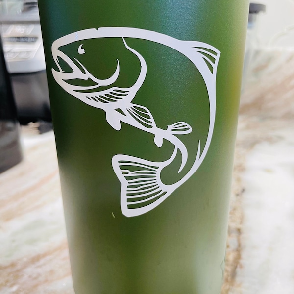 Trout Vinyl Decal/ Fish Vinyl Decal - Etsy