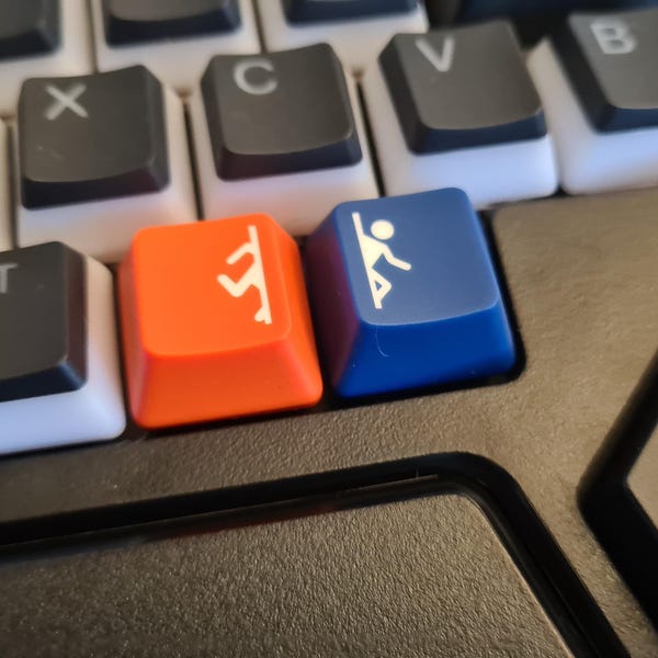 Portal Keycaps Cherry MX Gateron Logitech Razer Switch Mechanical ...