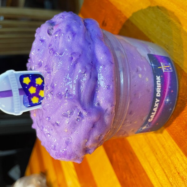 Grape Soda Fizz - Clear Slime, Grape Slime, Crunchy Slime, Snow Fizz ...
