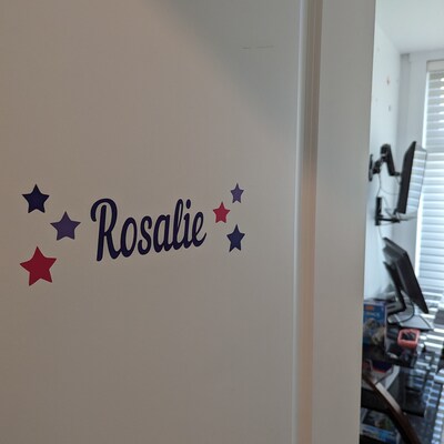 Kids Room Name Decal Wall Decal Personalized Kids Door Sign - Etsy Canada