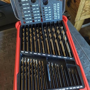 Extra Large Drill Bit Organizer Neatly Organize Your Bits - Etsy