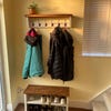 Solid Wooden Rustic Shoe Rack Farmhouse Shoe Style Storage Handmade ...