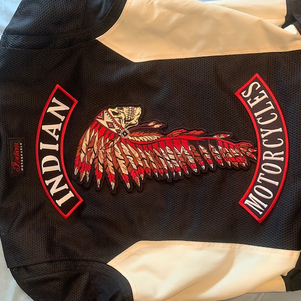 INDIAN SKULL Patch for Custom Biker Vest - Etsy