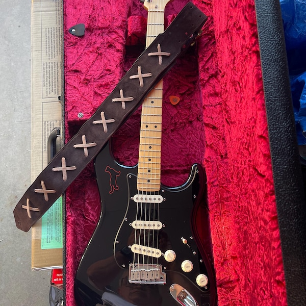 Randy Rhoads Polka Dot V Replica Guitar Strap, Full Length Strap - Etsy