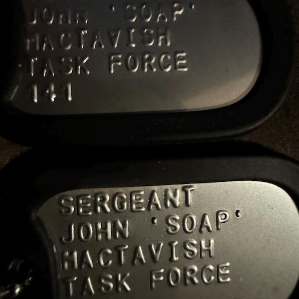 Custom Embossed Notched WWII Style Stainless Steel Military ID Dog Tags ...