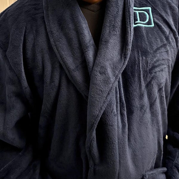 Personalized Men's Holiday Gift Robe, Custom Gift for Him, Monogrammed ...