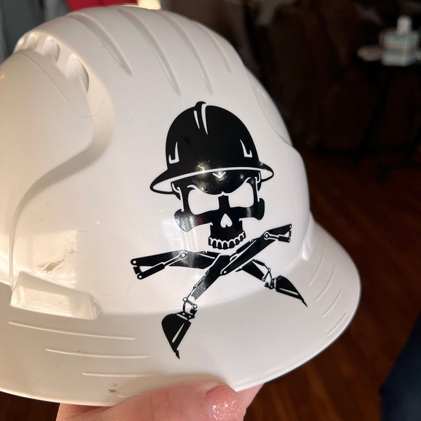 Construction Skull Svg | Scoop Vector | Cut Files for Cricut | Hardhat ...
