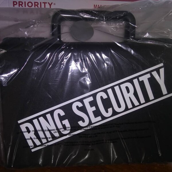 Ring Security Briefcase, Ring Security Case, Ring Bearer Briefcase ...