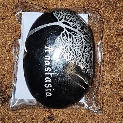 Painted Rock, Poppy Gift, Hand Painted Flowers Stone, Rock Art, Red ...