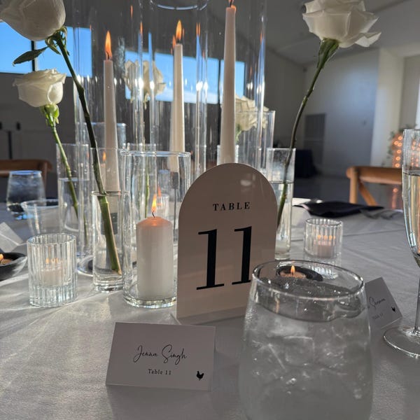 Silver Place Cards PRINTED With Meal Choice Icons | Rustic Wedding Name ...