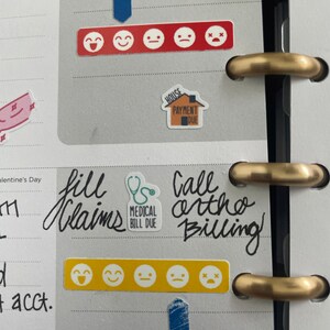 PTO Boxes in Spectrum Planner Stickers - Etsy