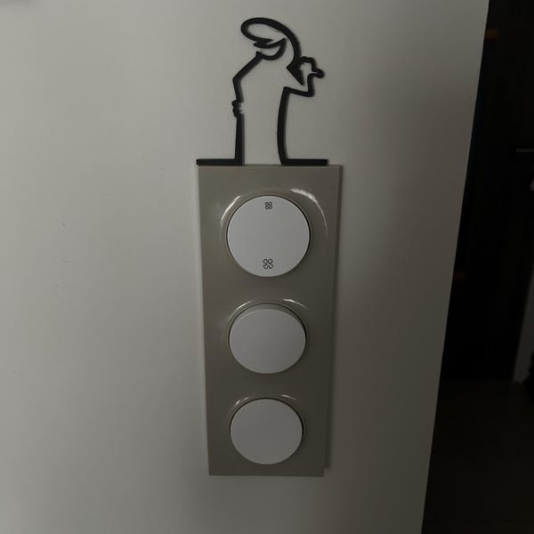 La Linea Figure "happy" Wall Art Wall Decor / Stick Figures / Wall 3D ...