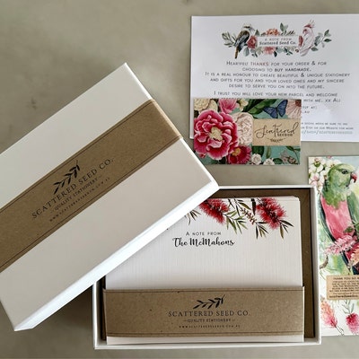 Personalised Writing Paper Set AUSTRALIAN ANIMALS Set of 20 Penpal Set ...