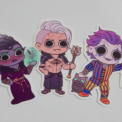 Baldur's Gate 3 Goober Character Stickers - Etsy