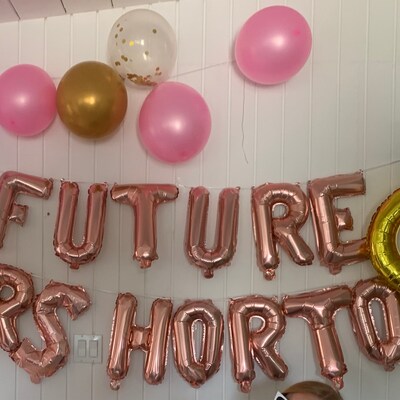 Future Mrs Custom Balloon Banner Bridal Shower Decoration Custom ...