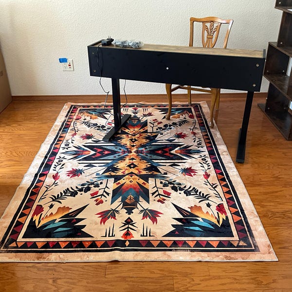 Green Lily of the Valley Rug, Rustic Lilies Rug, Lily Rug, Lilies Area ...