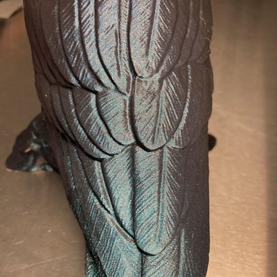 The Raven Gothic Raven Black Bird Lamp STL. File Stl File 3D Printing ...