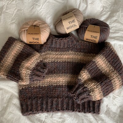 Earn Your Stripes Jumper Pattern Digital Download Knit Sweater Pattern ...