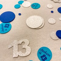 13th Birthday Confetti, Personalized Confetti, Thirteenth Birthday ...