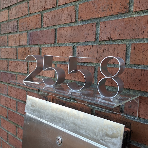 Gold Metal Table Numbers: Freestanding Art Deco Wedding Decor (4 Inch ...