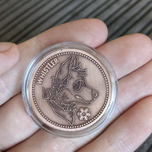 CUSTOM Coin Pendant Keychain or Pin 33 Mm 125 Inch | Etsy