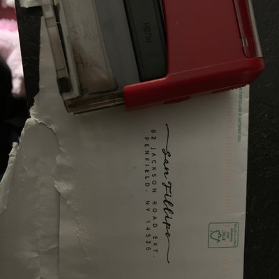 Custom Address Stamp Premium Self-inking or Rubber Return - Etsy
