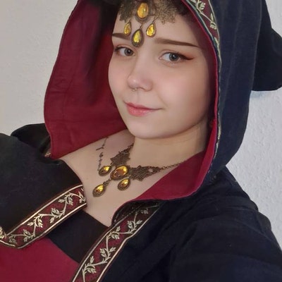 Fairy Wedding Elven Headpiece Forhead Jewelry Tiara Shooting Festival ...