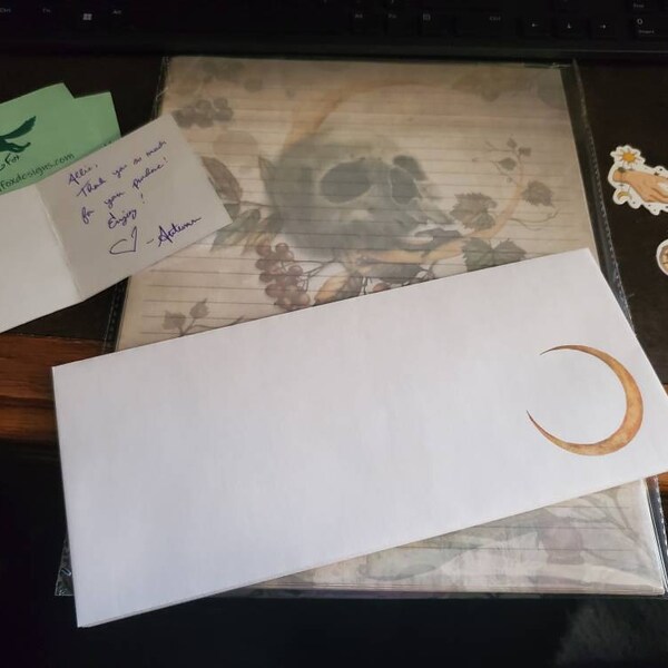 Wolf Forest Writing Paper Set | Wolf Stationery Paper | Letter Paper ...