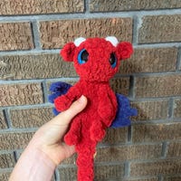 Diddy Dex the Palm Sized Snuggler Dragon Crochet Pattern Amigurumi ...