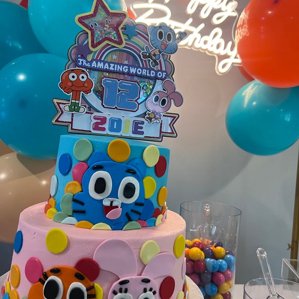 Geometry Dash Cake Topper - Etsy