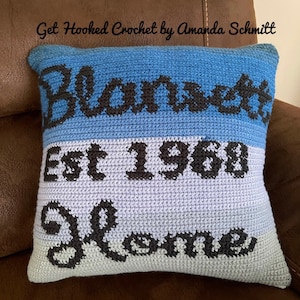 Custom Crochet Name Afghan PATTERN - Etsy