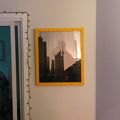 Yellow Wooden Frame for Art Deco Painting - Etsy