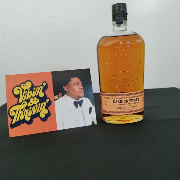 Personalized Bulleit Bourbon Label Bottle | Custom Bulleit Bourbon Gift ...