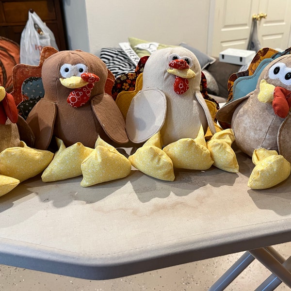 Turkey PDF Sewing Pattern | Thanksgiving Softie | Stuffed Animal | Diy ...