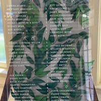 Gold Elegant Wedding Cursive Table Number Custom Laser Cut - Etsy