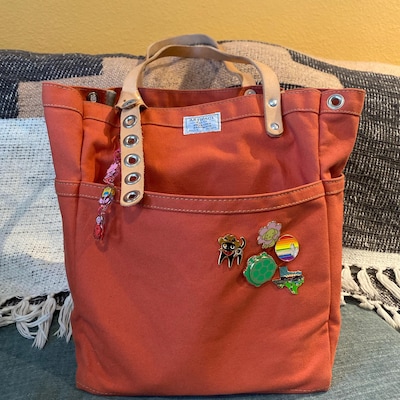 Workshop Apron in Waxed Canvas W/ Removable Leather Strap ARTIFACT Handmade in Omaha, NE - Etsy