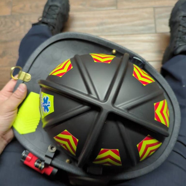 Custom Firefighter Helmet Shield Decal You Pick the Colors, Text, Font ...