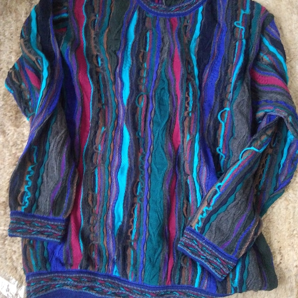 Force - Bright Sweater Jumper Merino Wool 3D Geccu Knitwear - Etsy