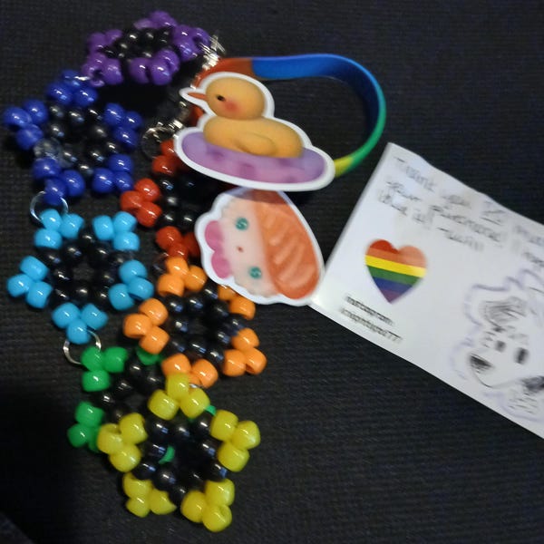 Trans Flag Kandi Star Belt Chain - Etsy