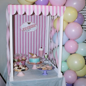 Red Ring Toss Game Sign DIY Instant Download, Carnival Sign, Ring Toss ...