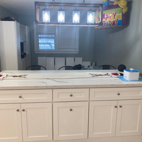 7ft White Kitchen Island W/o Countertop - Etsy