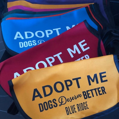 5-pack Adopt Me Dog Jackets Vests With GROUP NAME or WEBSITE - Etsy
