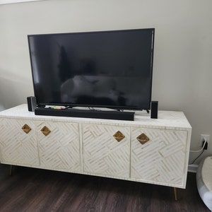 Bone Inlay Media Console Entertainment Unit for Living Room - Etsy