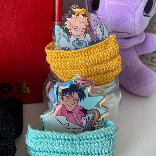 Trigun Stampede Vash and Wolfwood Keychain - Etsy