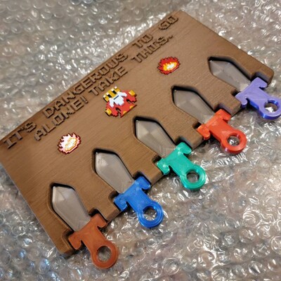 Legend of Zelda, Zelda Key Holder, Gift Ideas, Gaming Gadgets, 8bit ...
