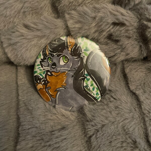 Warrior Cats Hand Drawn Pinback Buttons (& CUSTOM OPTION!) - Etsy UK